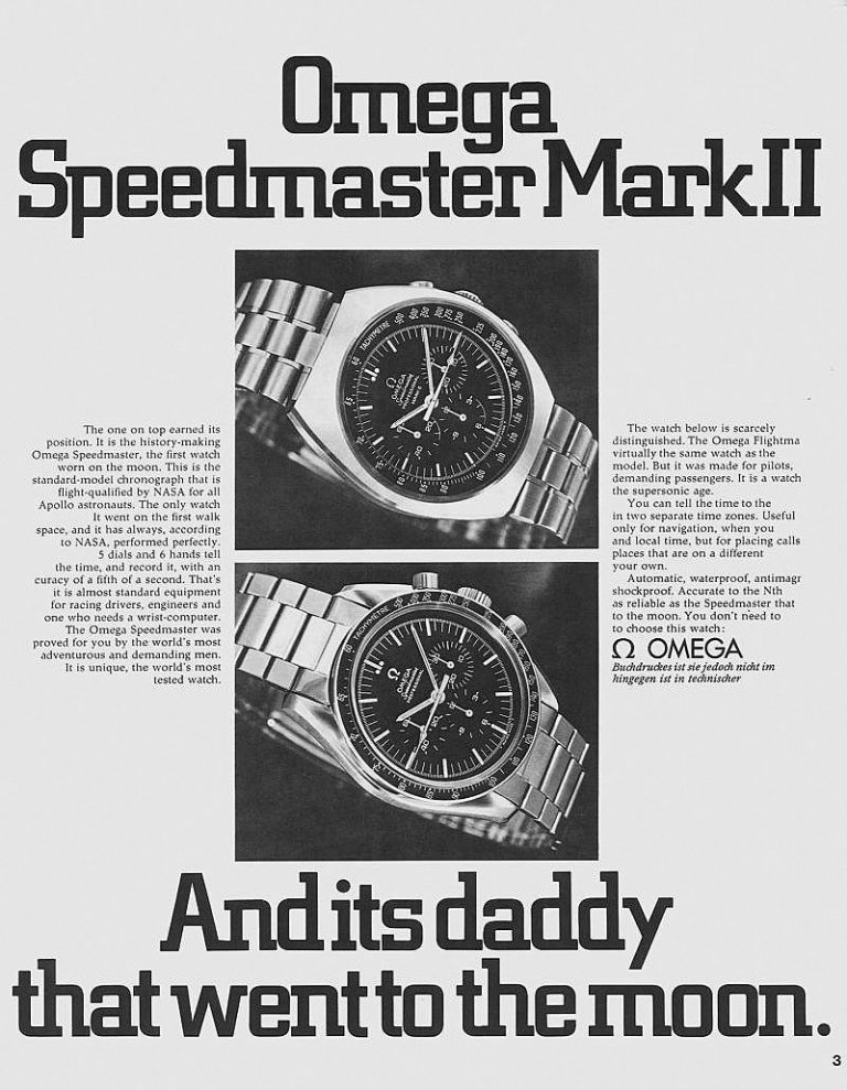 VINTAGE OMEGA SPEEDMASTER ADS | Red Clay Soul