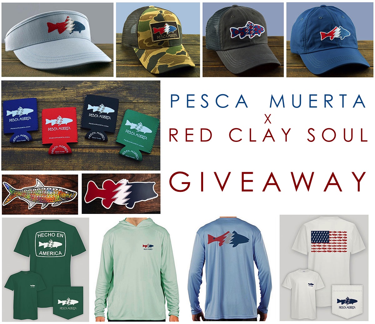 Pesca Muerta X Red Clay Soul Giveaway | Red Clay Soul