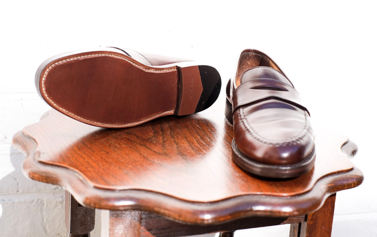 Shell Cordovan Loafers Reconstruction: Before & After | Red Clay Soul
