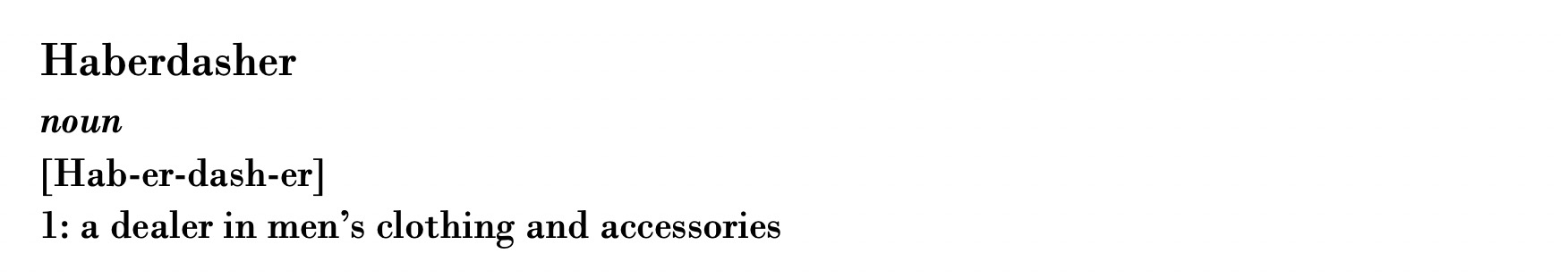 A Day in the Life of a Haberdasher by Bradley A. Evans | Red Clay Soul
