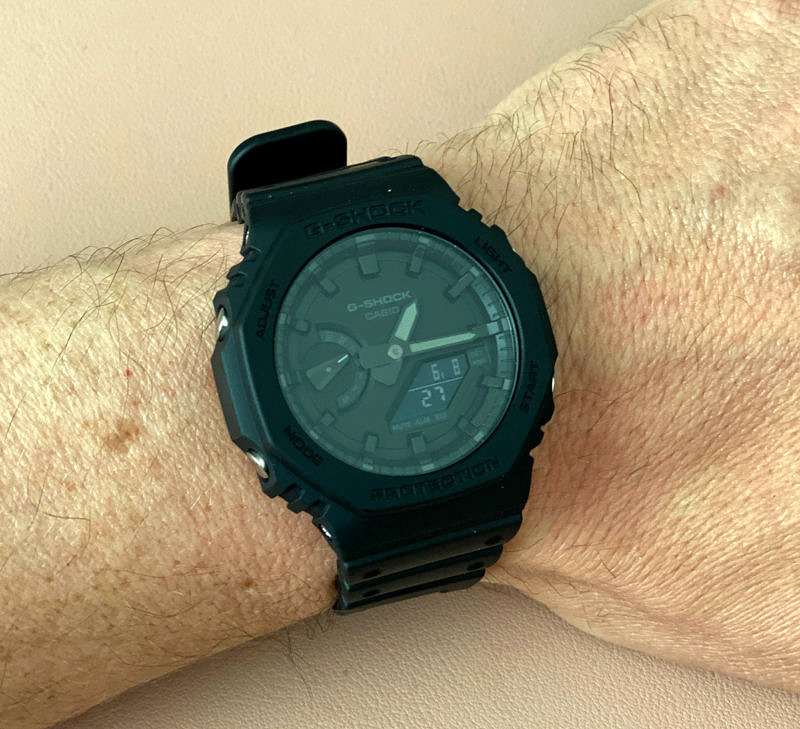 On Wrist – The G Shock Casioak | Red Clay Soul