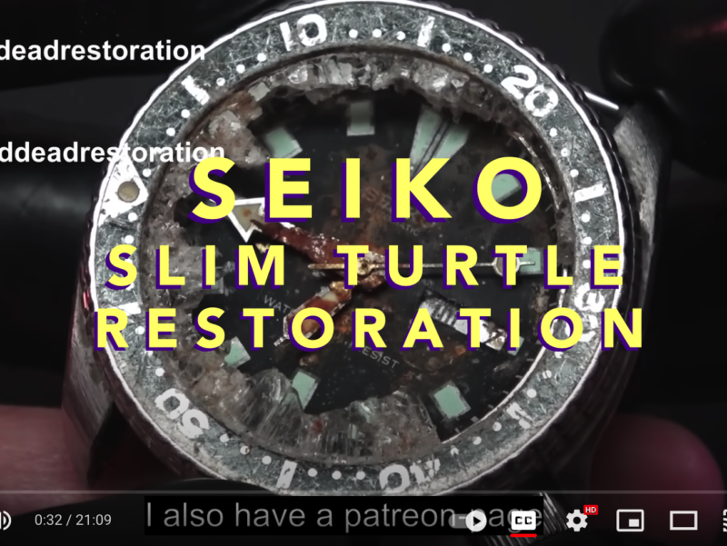 Seiko Slim Turtle Restoration | Red Clay Soul
