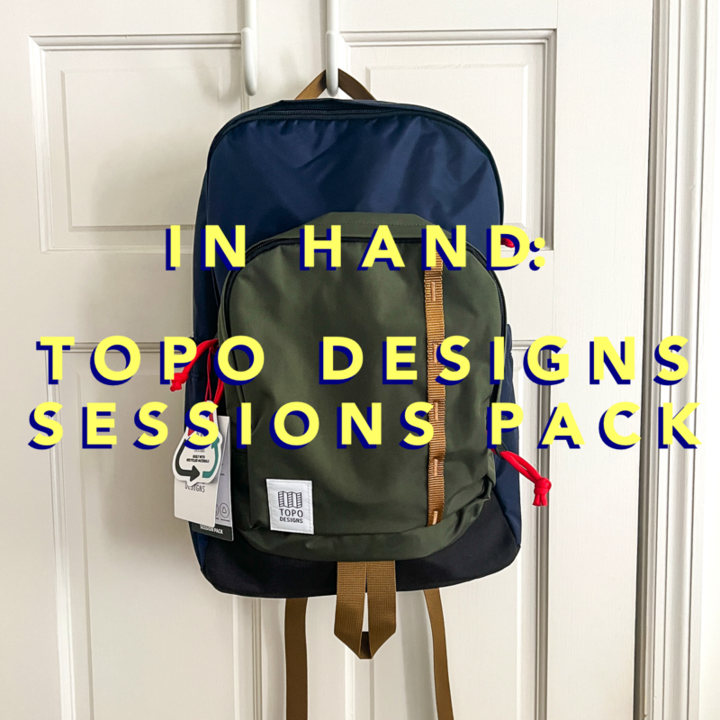 In Hand: The Topo Designs Session Backpack | Red Clay Soul